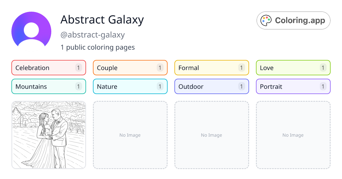 Abstract Galaxy (@abstract-galaxy) • Coloring.app