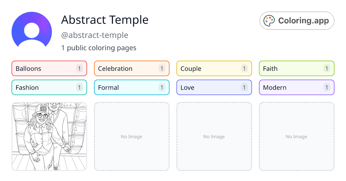 Abstract Temple (@abstract-temple) • Coloring.app