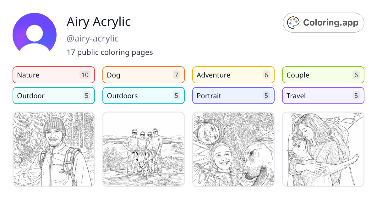 Airy Acrylic (@airy-acrylic) • Coloring.app