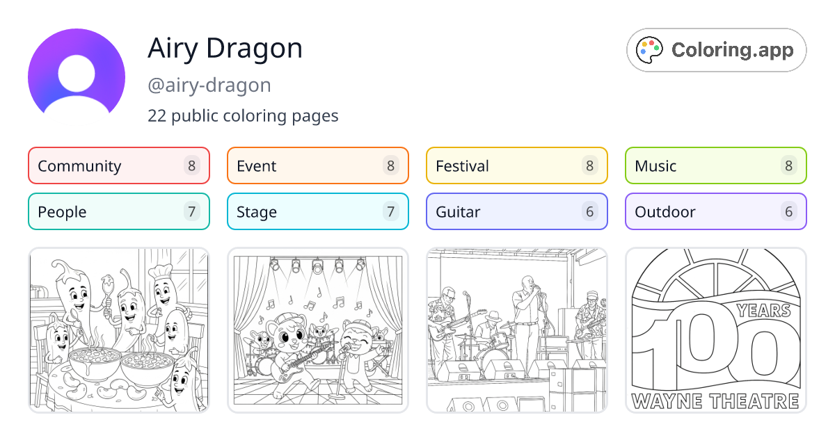 Airy Dragon (@airy-dragon) • Coloring.app