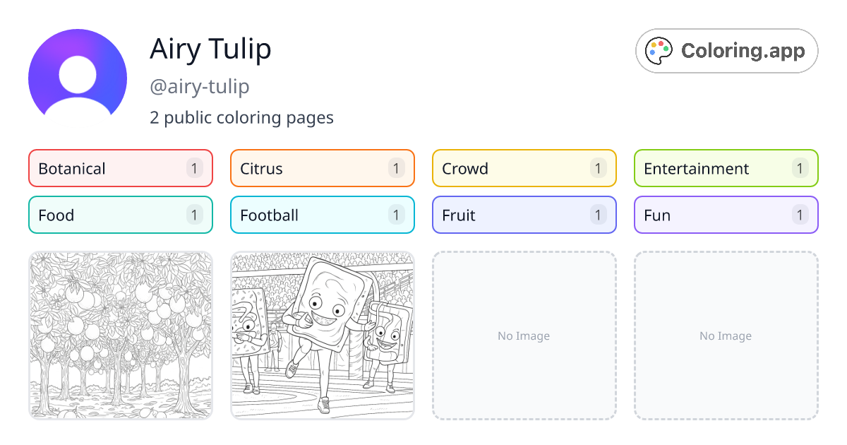 Airy Tulip (@airy-tulip) • Coloring.app