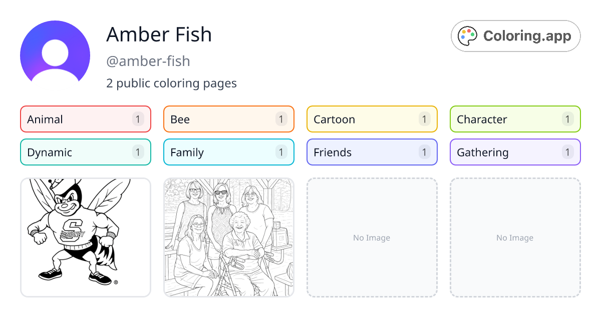 Amber Fish (@amber-fish) • Coloring.app