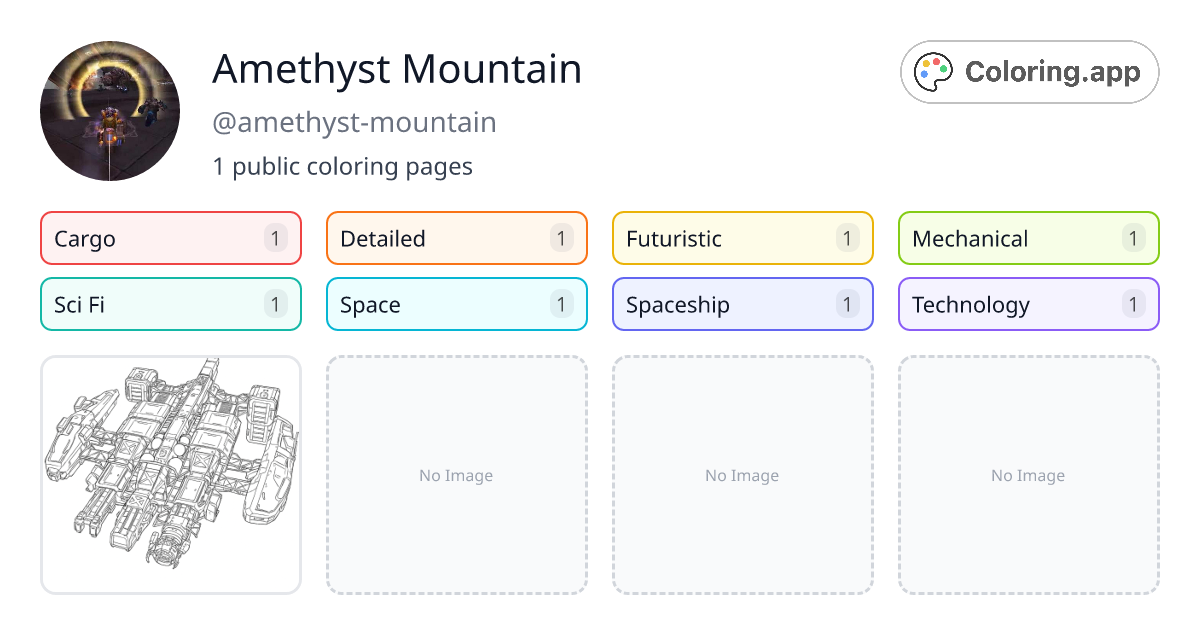 Amethyst Mountain (@amethyst-mountain) • Coloring.app