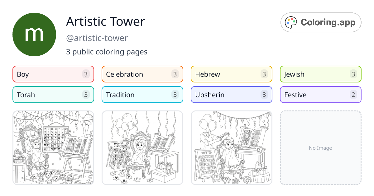 Artistic Tower (@artistic-tower) • Coloring.app