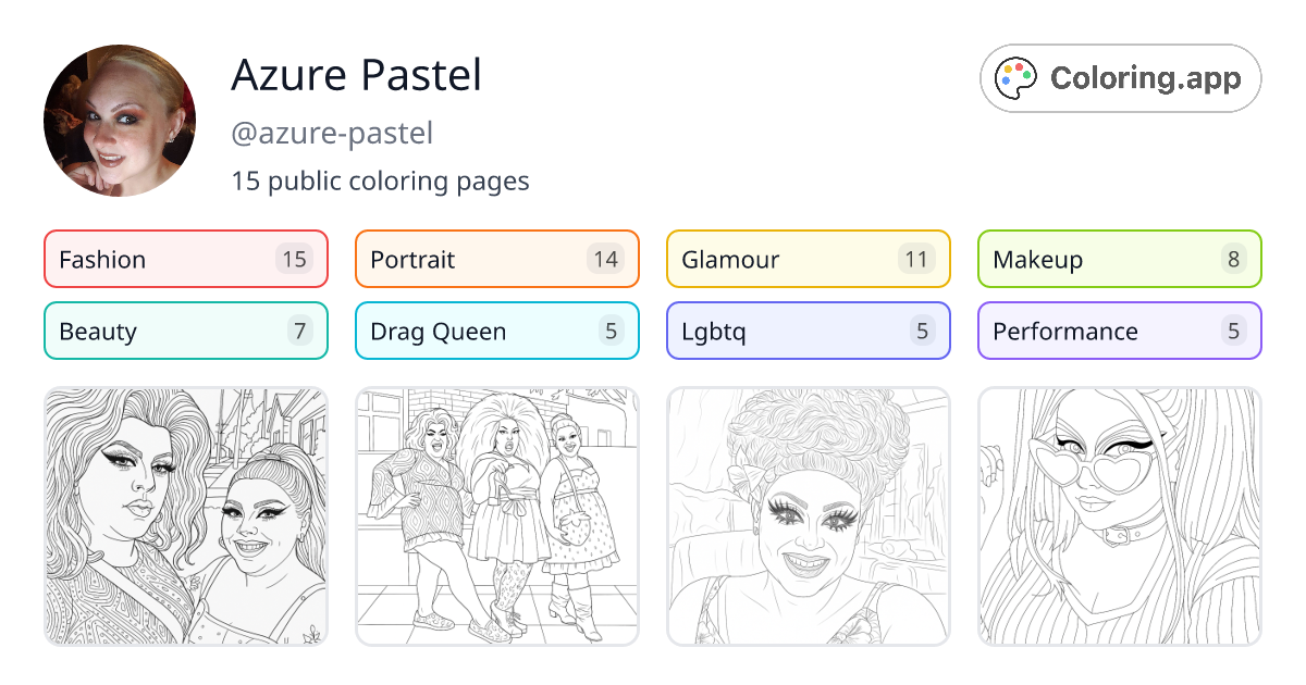 Azure Pastel (@azure-pastel) • Coloring.app