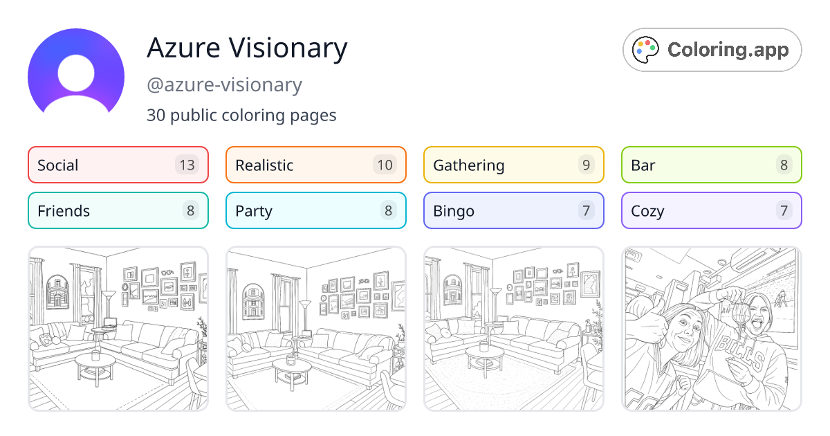Azure Visionary (@azure-visionary) • Coloring.app