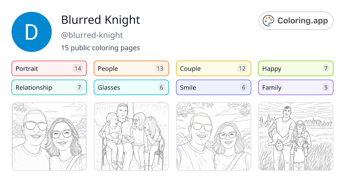 Blurred Knight (@blurred-knight) • Coloring.app