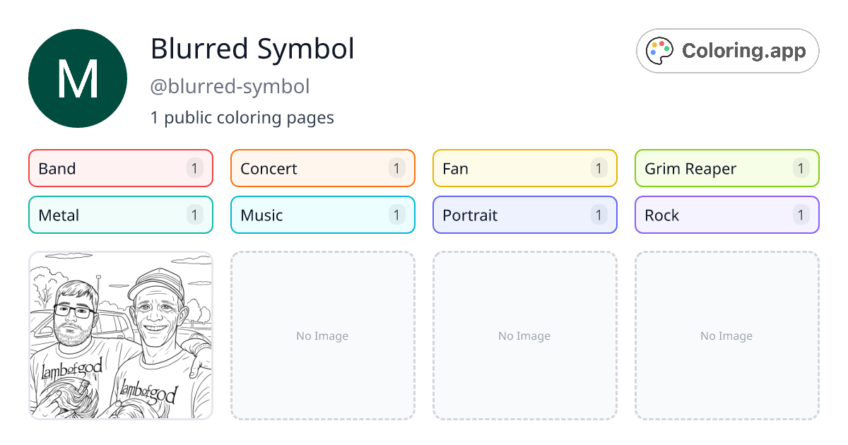 Blurred Symbol (@blurred-symbol) • Coloring.app