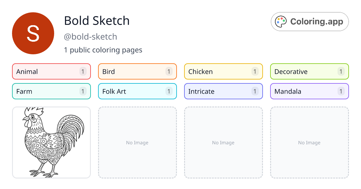 Bold Sketch (@bold-sketch) • Coloring.app