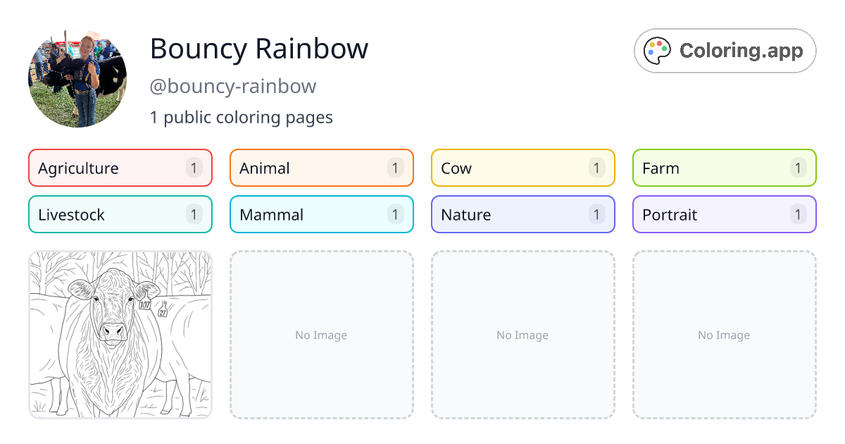 Bouncy Rainbow (@bouncy-rainbow) • Coloring.app