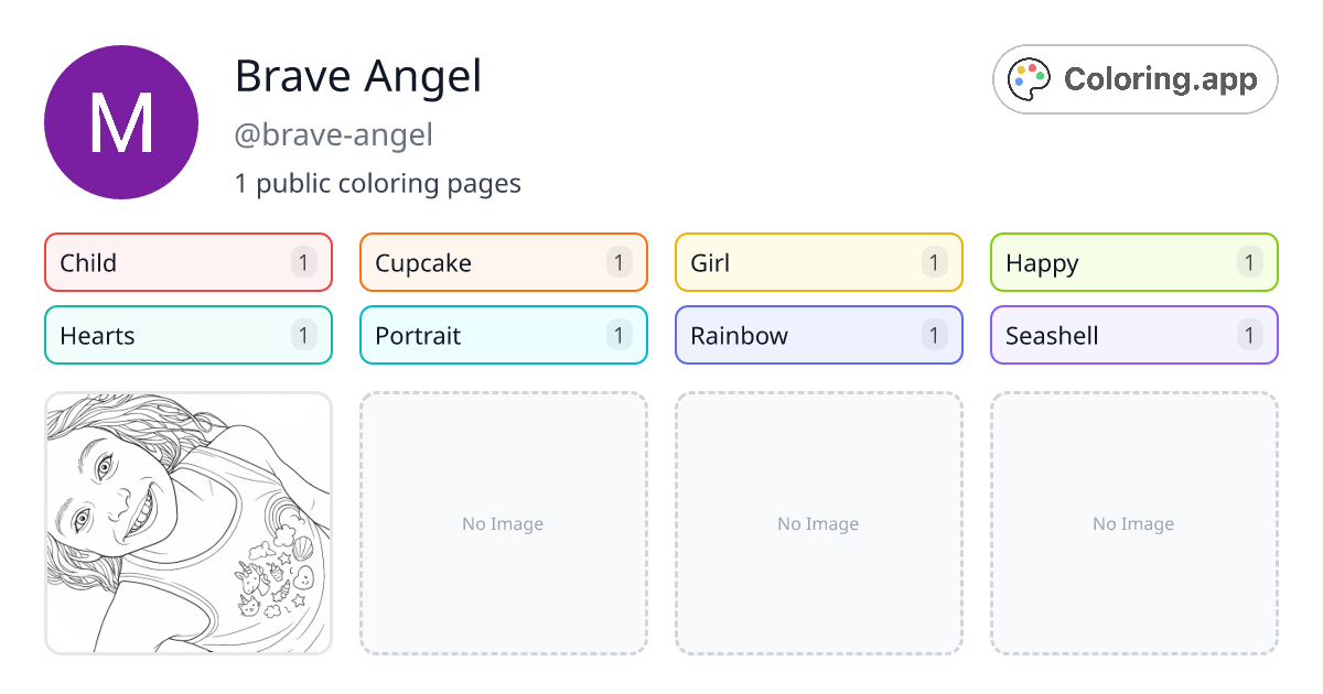 Brave Angel (@brave-angel) • Coloring.app
