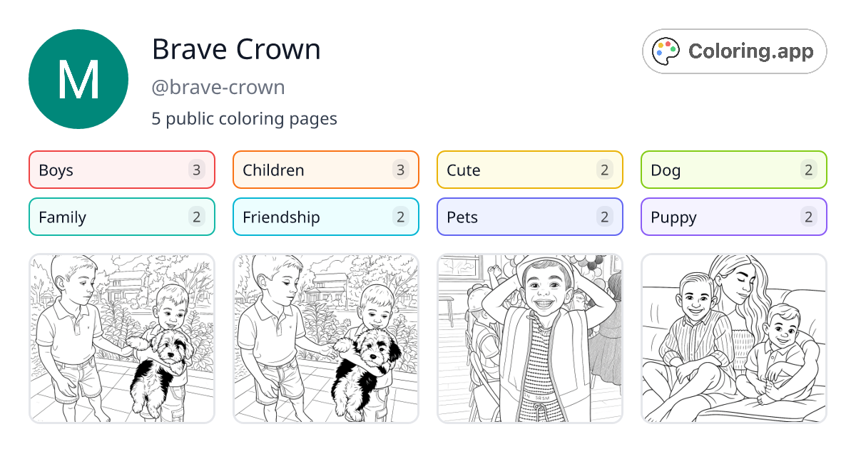 Brave Crown (@brave-crown) • Coloring.app