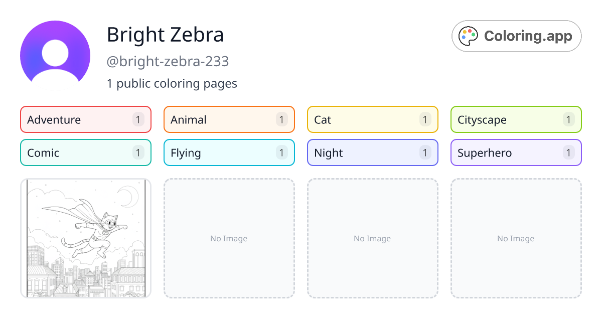 Bright Zebra (@bright-zebra-233) • Coloring.app