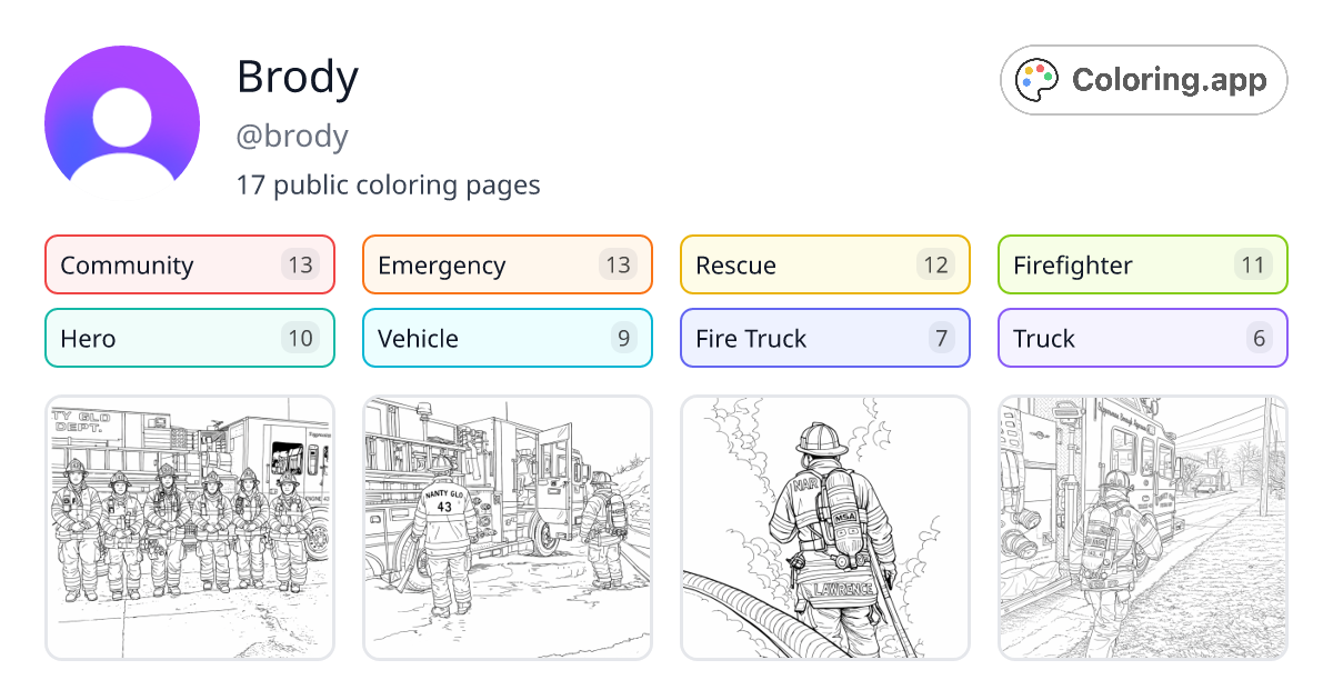 Brody (@brody) • Coloring.app