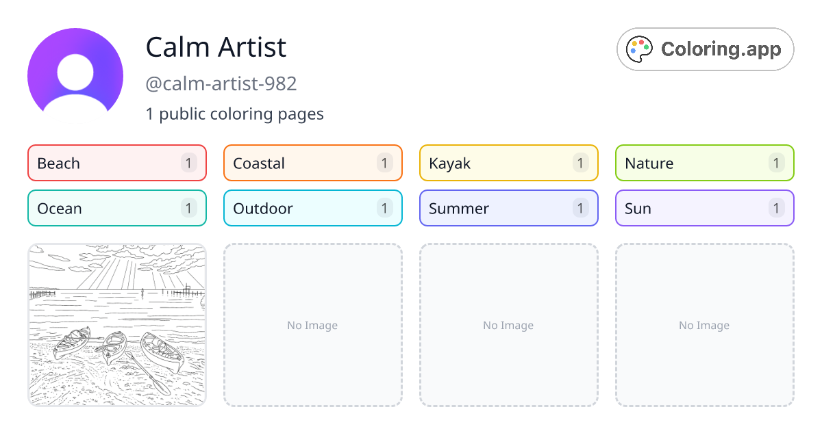 Calm Artist (@calm-artist-982) • Coloring.app