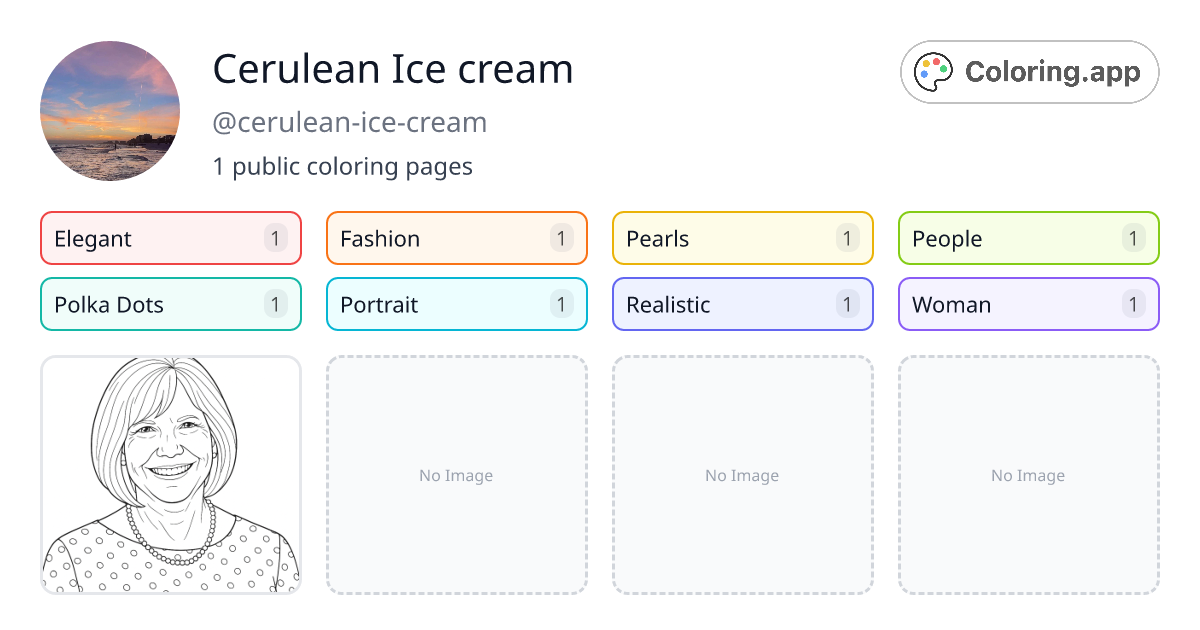 Cerulean Ice cream (@cerulean-ice-cream) • Coloring.app