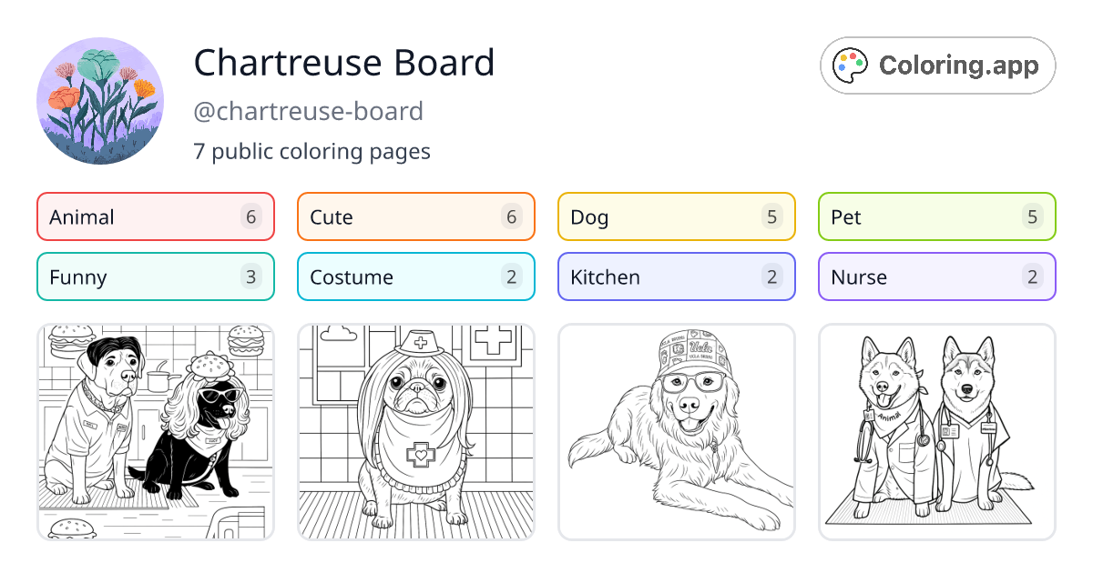 Chartreuse Board (@chartreuse-board) • Coloring.app