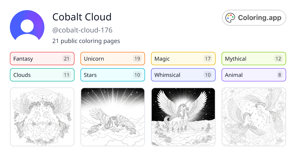 Cobalt Cloud (@cobalt-cloud-176) • Coloring.app