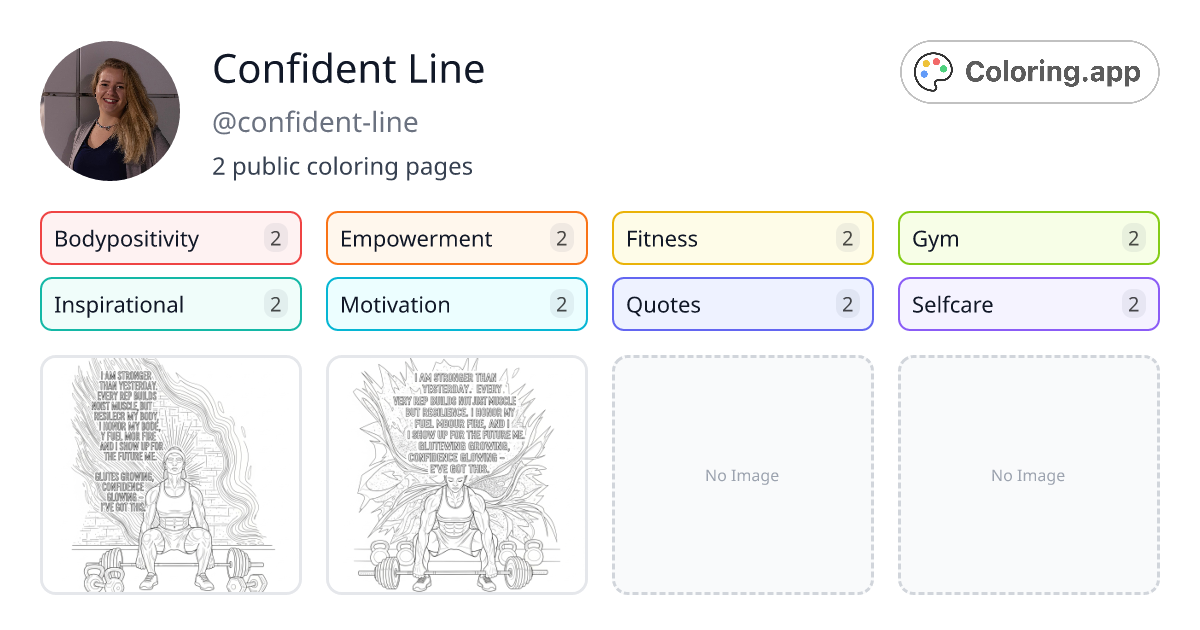 Confident Line (@confident-line) • Coloring.app
