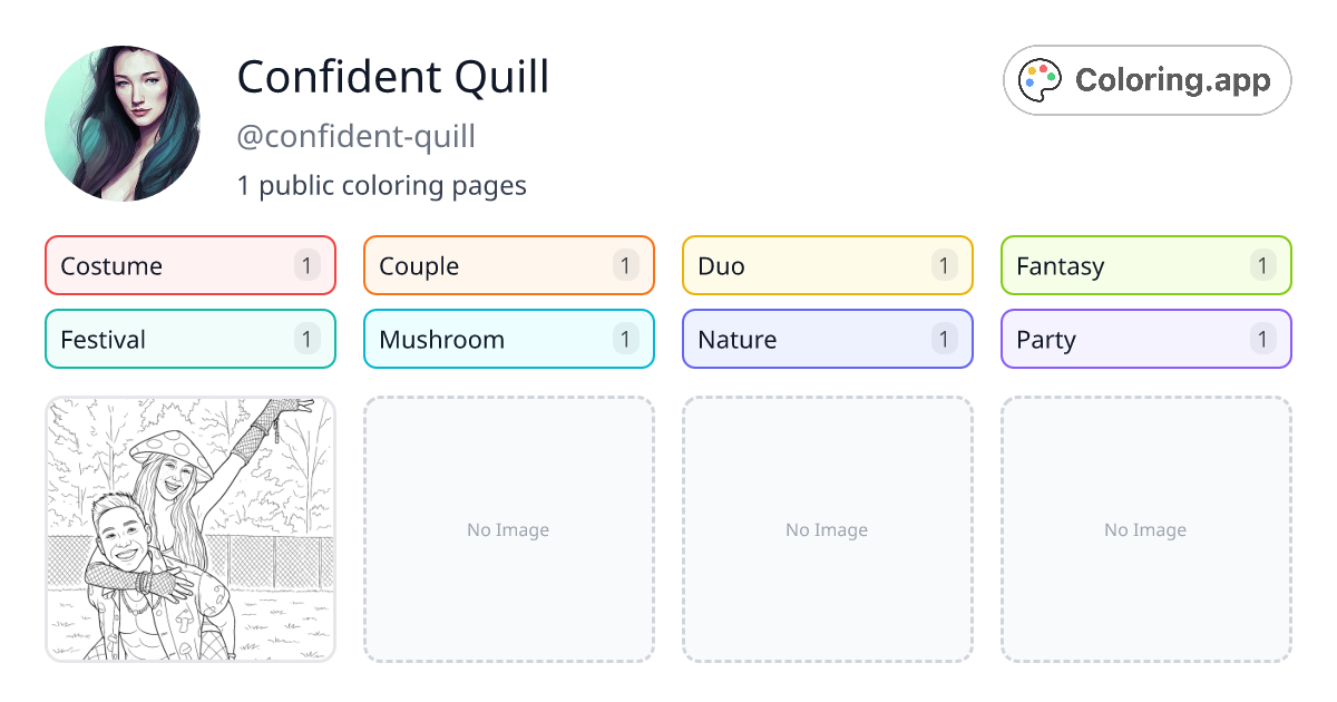 Confident Quill (@confident-quill) • Coloring.app