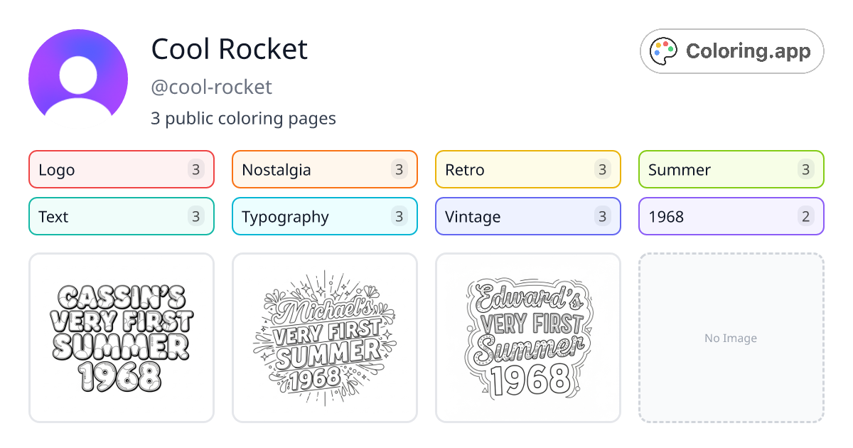 Cool Rocket (@cool-rocket) • Coloring.app