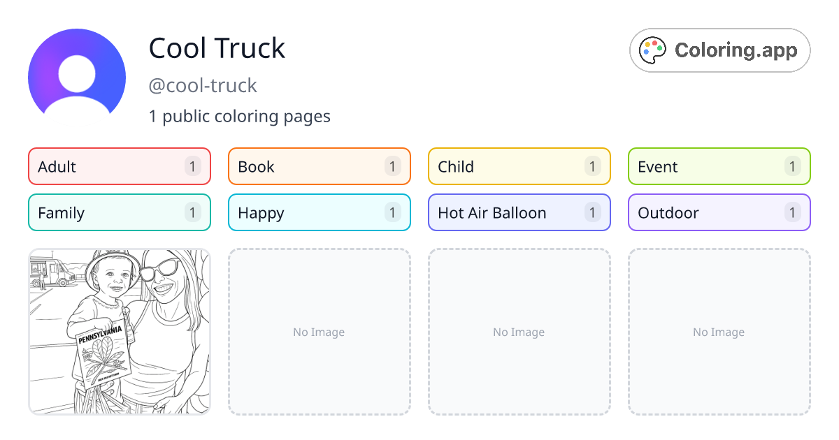 Cool Truck (@cool-truck) • Coloring.app
