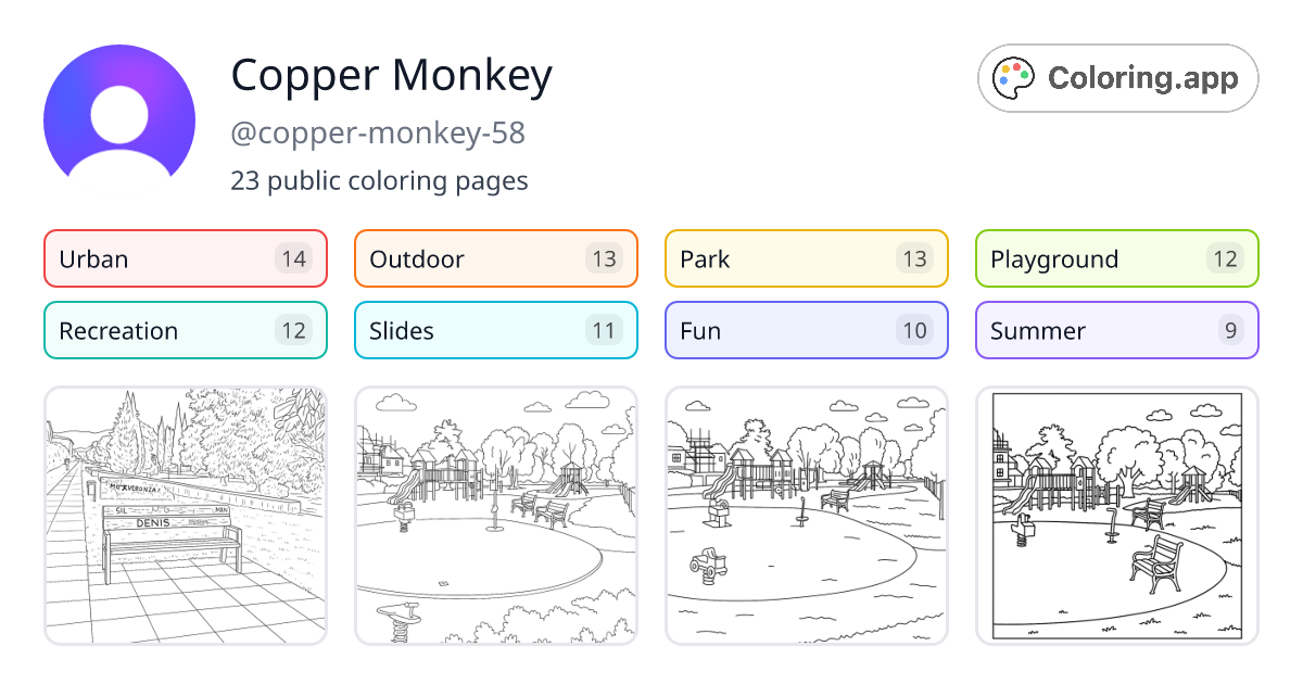 Copper Monkey (@copper-monkey-58) • Coloring.app