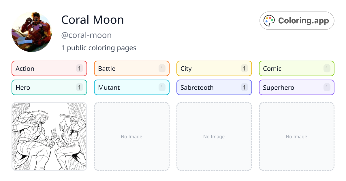 Coral Moon (@coral-moon) • Coloring.app