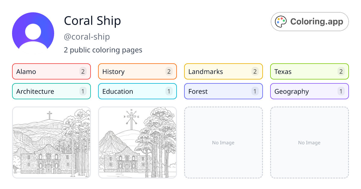 Coral Ship (@coral-ship) • Coloring.app