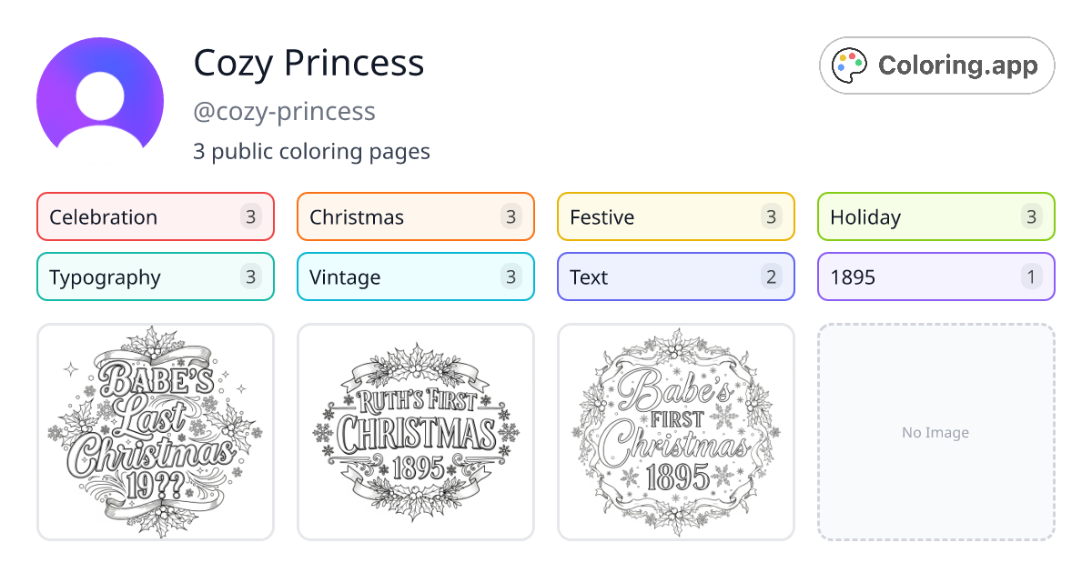 Cozy Princess (@cozy-princess) • Coloring.app