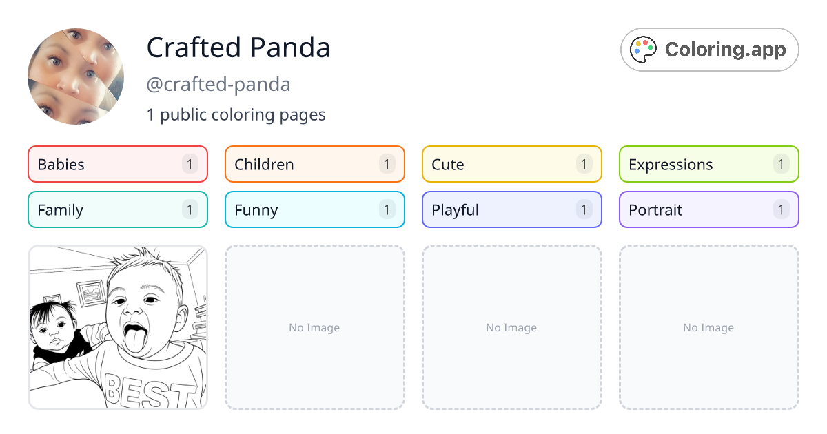 Crafted Panda (@crafted-panda) • Coloring.app