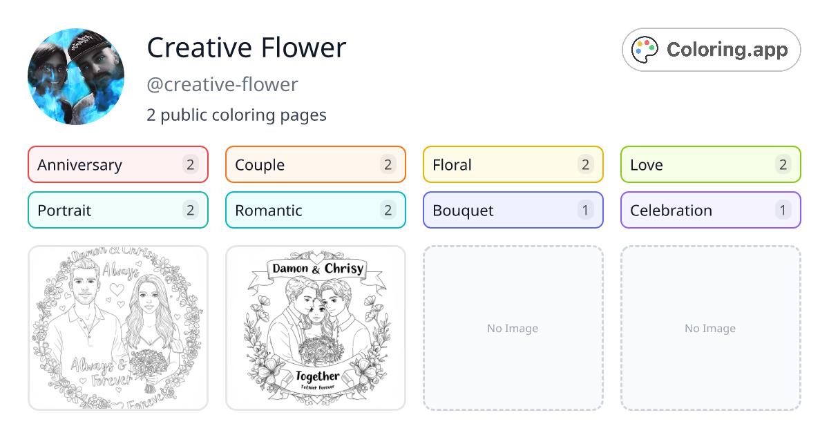 Creative Flower (@creative-flower) • Coloring.app