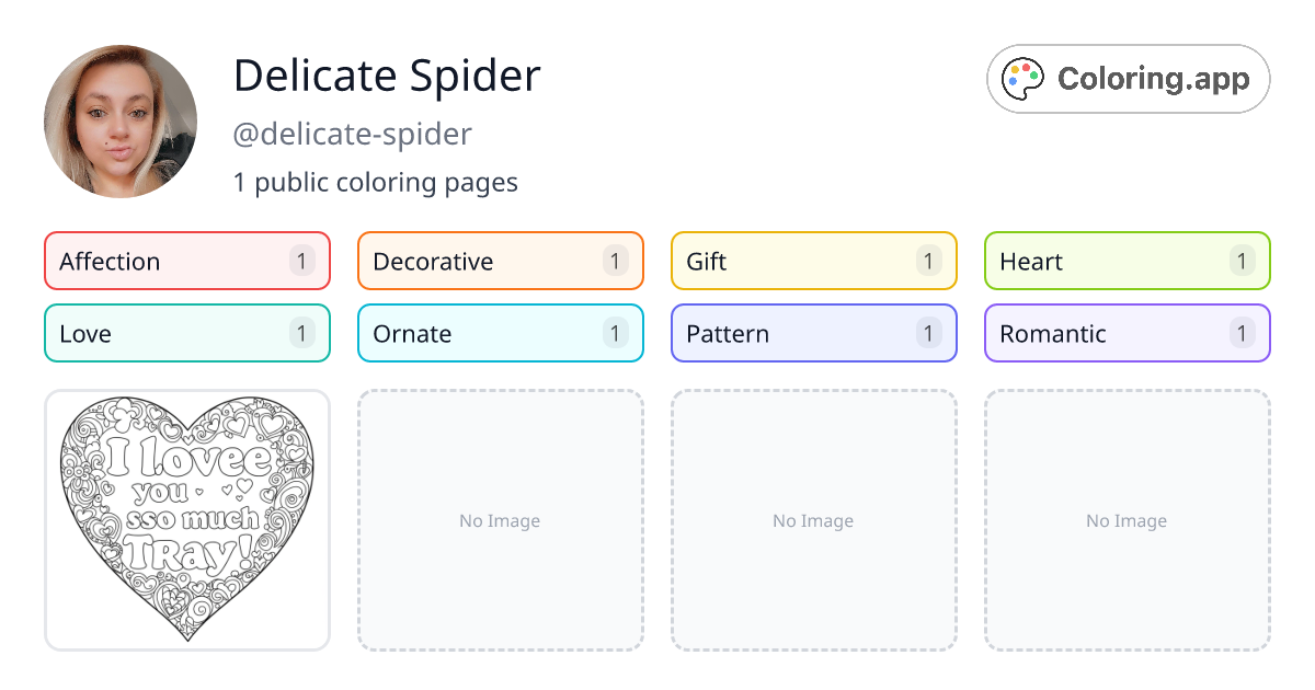 Delicate Spider (@delicate-spider) • Coloring.app