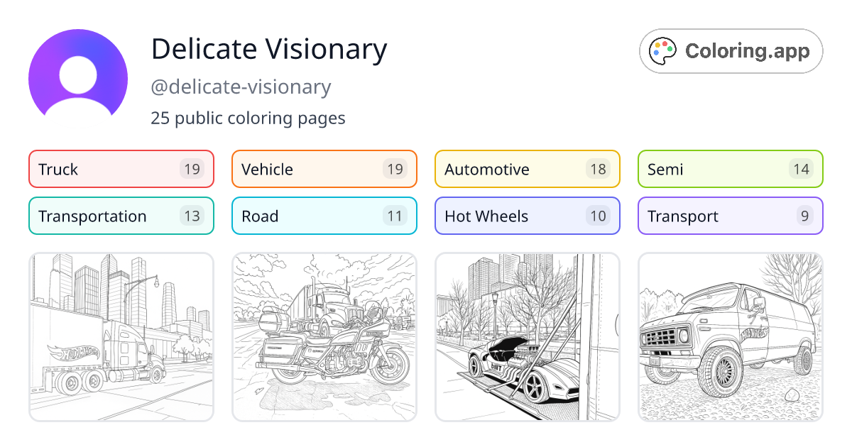 Delicate Visionary (@delicate-visionary) • Coloring.app