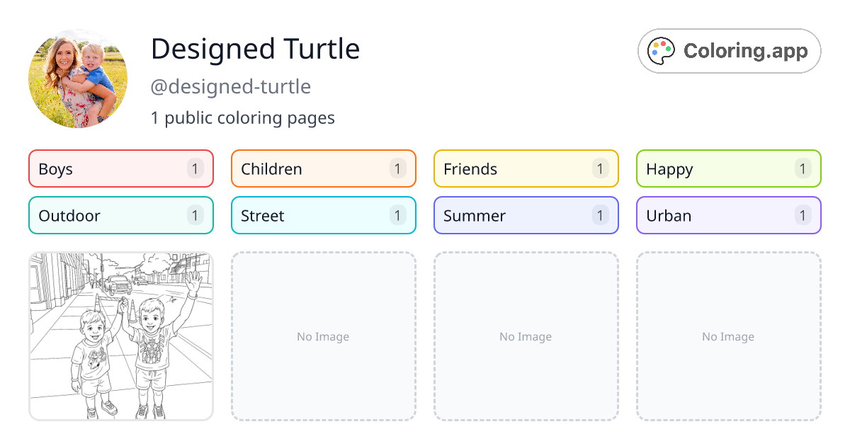 Designed Turtle (@designed-turtle) • Coloring.app