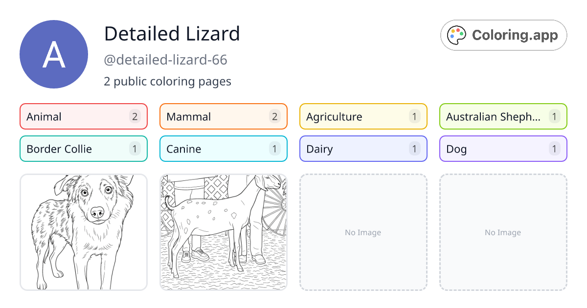 Detailed Lizard (@detailed-lizard-66) • Coloring.app