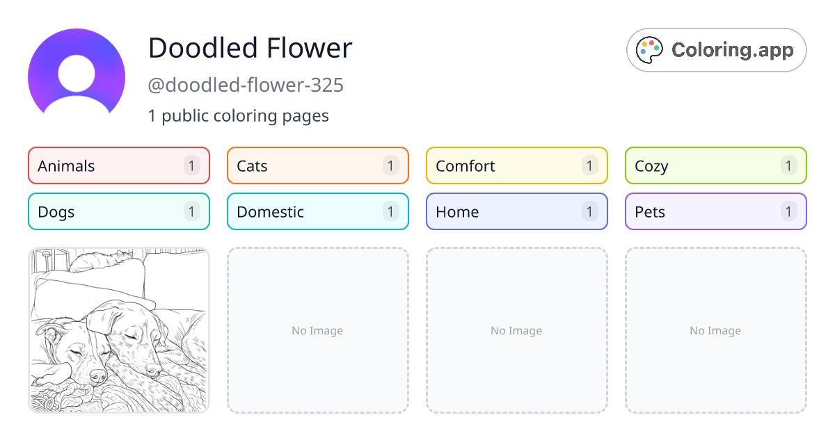 Doodled Flower (@doodled-flower-325) • Coloring.app