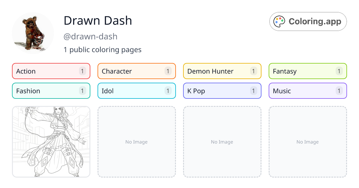 Drawn Dash (@drawn-dash) • Coloring.app