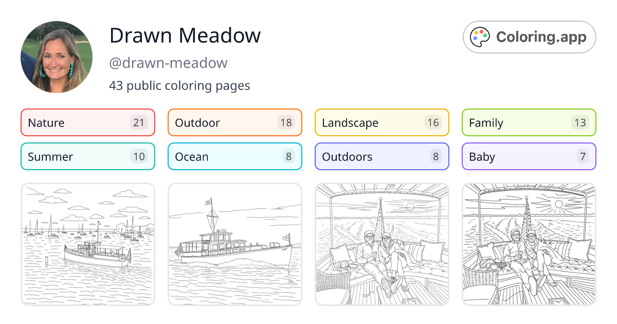 Drawn Meadow (@drawn-meadow) • Coloring.app