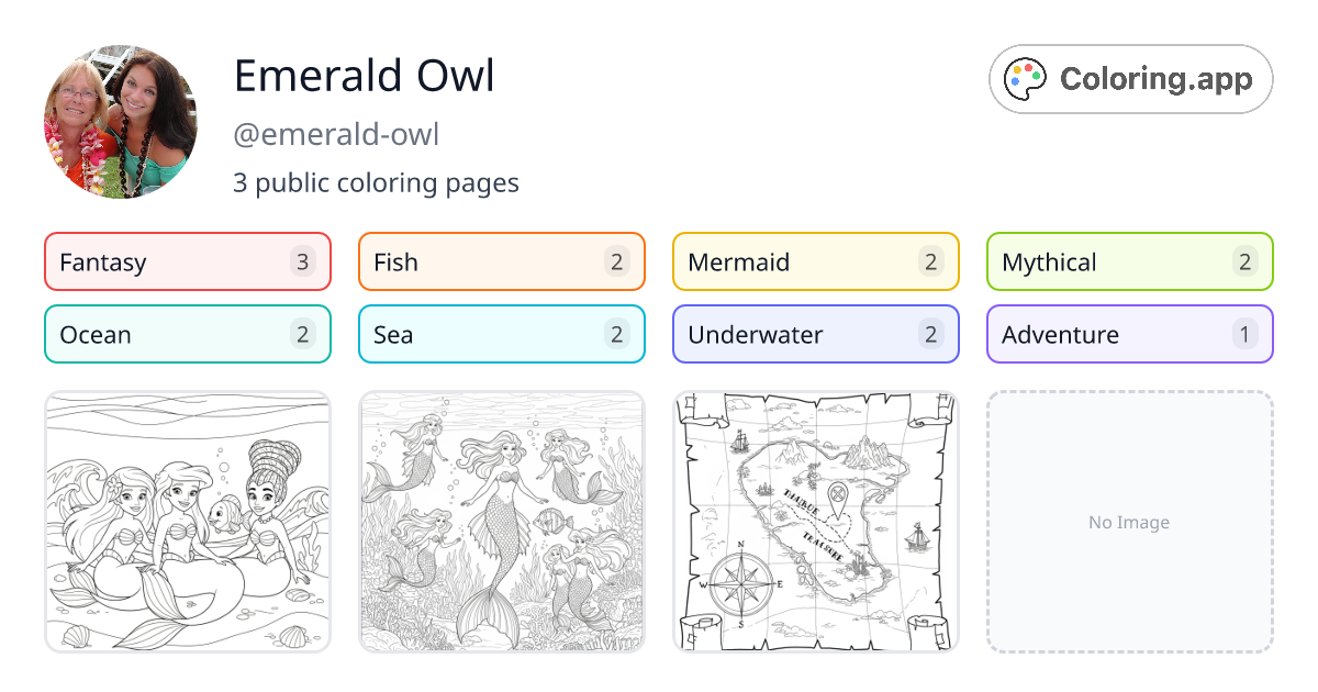 Emerald Owl (@emerald-owl) • Coloring.app