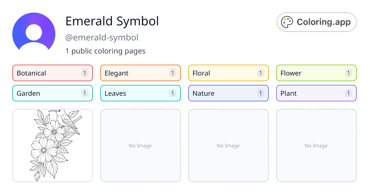 Emerald Symbol (@emerald-symbol) • Coloring.app