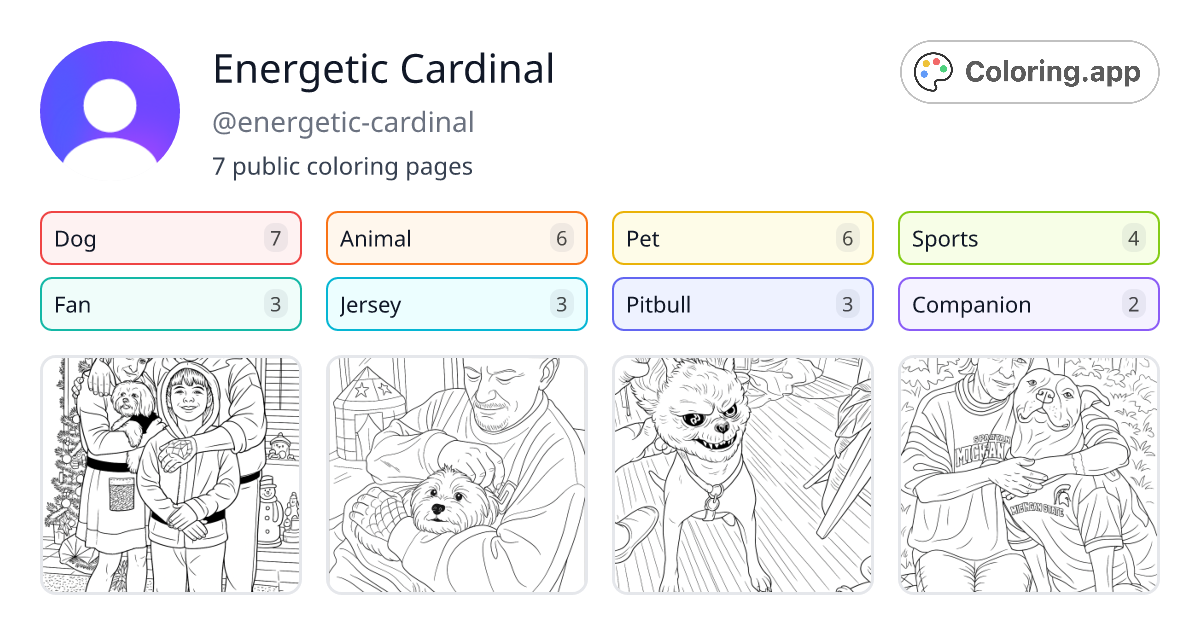Energetic Cardinal (@energetic-cardinal) • Coloring.app
