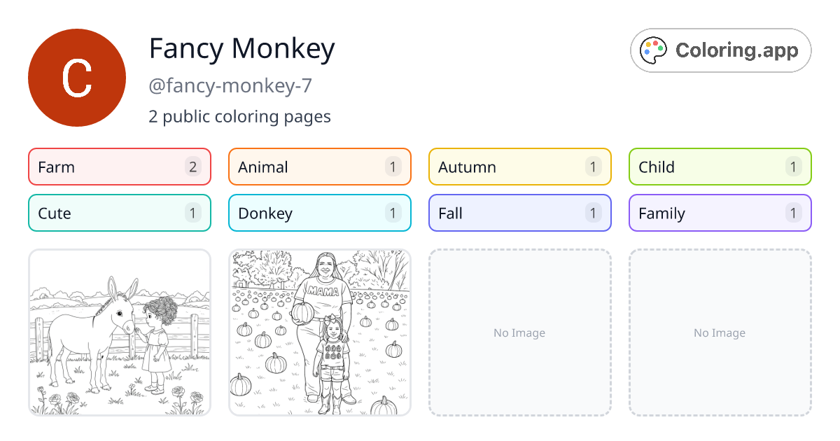 Fancy Monkey (@fancy-monkey-7) • Coloring.app