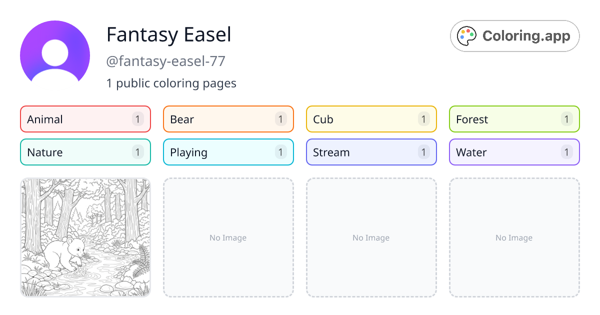 Fantasy Easel (@fantasy-easel-77) • Coloring.app