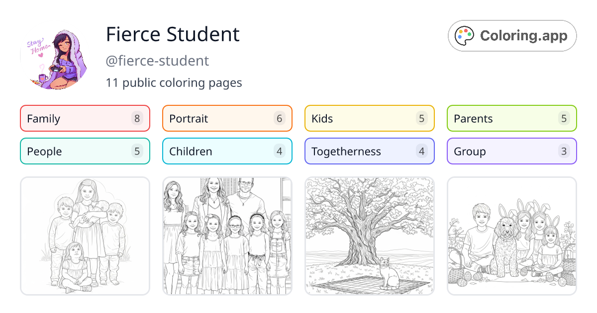 Fierce Student (@fierce-student) • Coloring.app