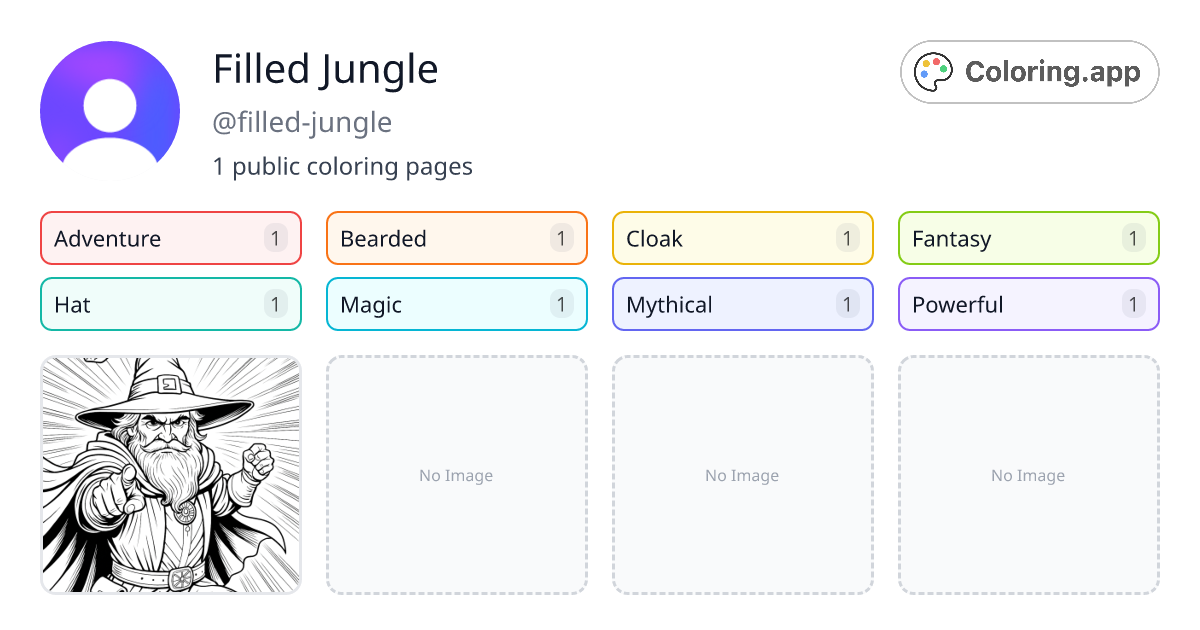 Filled Jungle (@filled-jungle) • Coloring.app