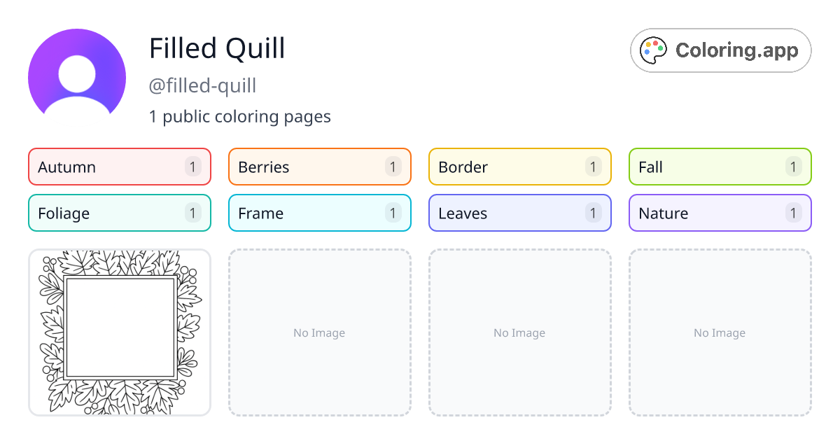 Filled Quill (@filled-quill) • Coloring.app