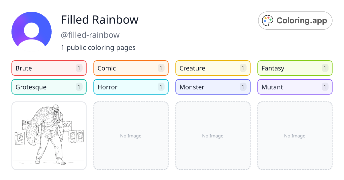 Filled Rainbow (@filled-rainbow) • Coloring.app