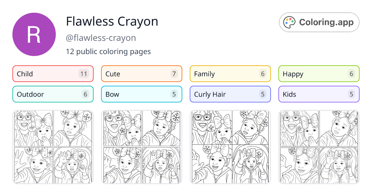 Flawless Crayon (@flawless-crayon) • Coloring.app