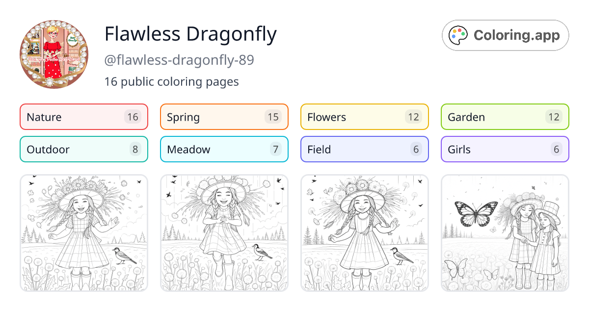 Flawless Dragonfly (@flawless-dragonfly-89) • Coloring.app